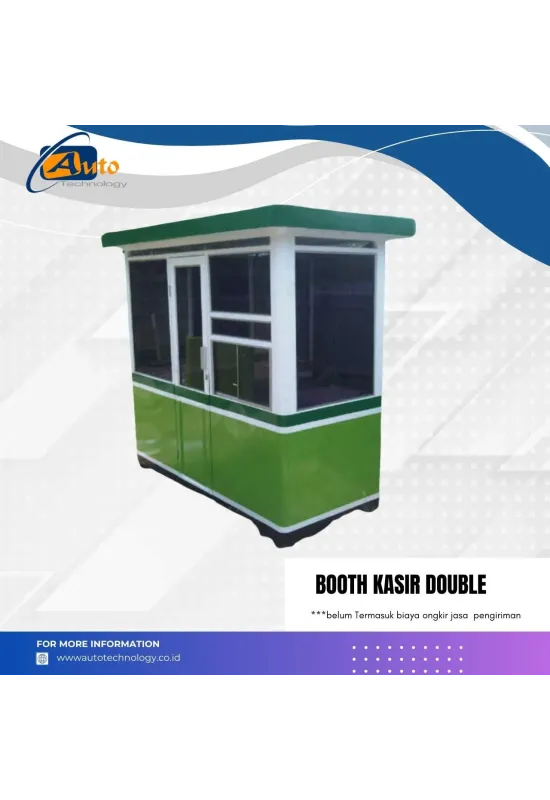 Pos Parkir Ganda Oval | Booth Kasir Double | Pos Security